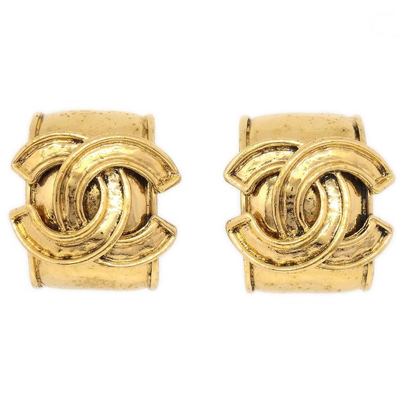 CHANEL | Jewelry | Chanel Gold Earrings Clipon 94p Ak7181e | Poshmark